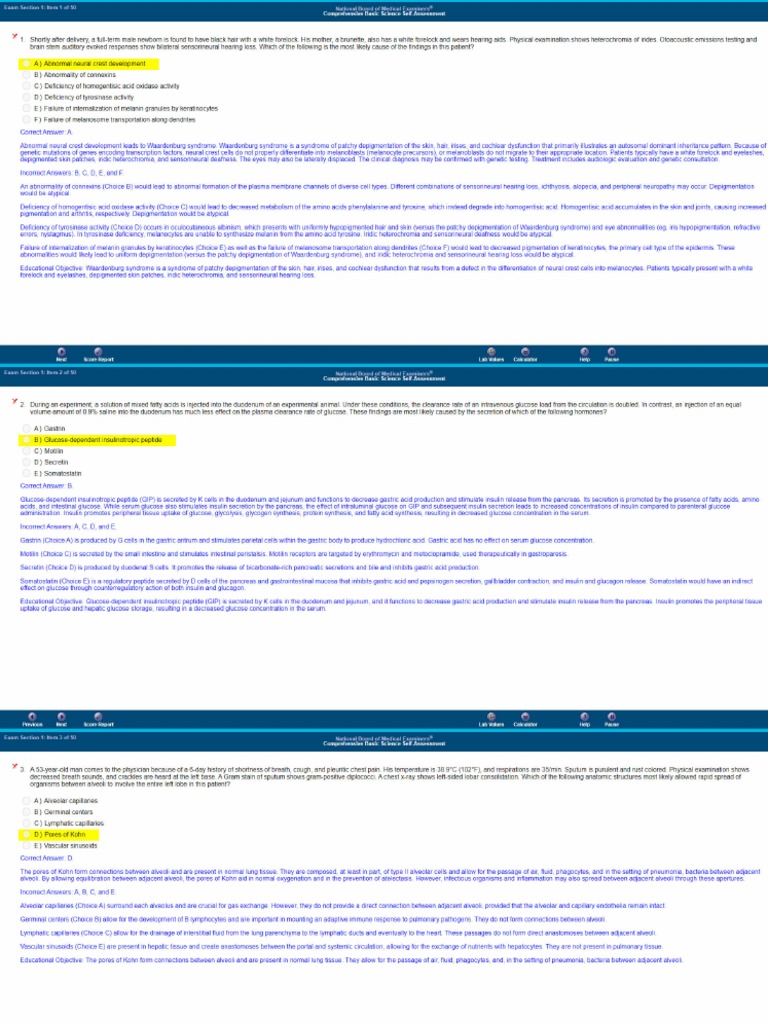 Nbme 30 2021 A | PDF | Sensitivity And Specificity | Gonadotropin