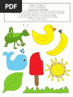 Rainbow Sheep File Folder Game | PDF