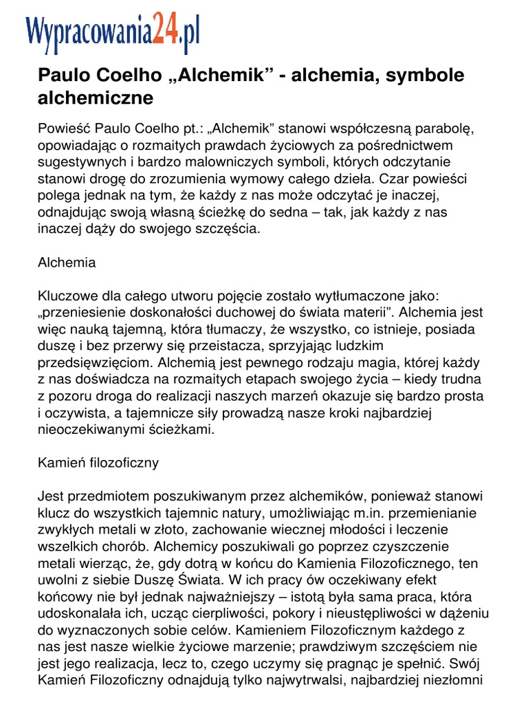 Alchemik | PDF