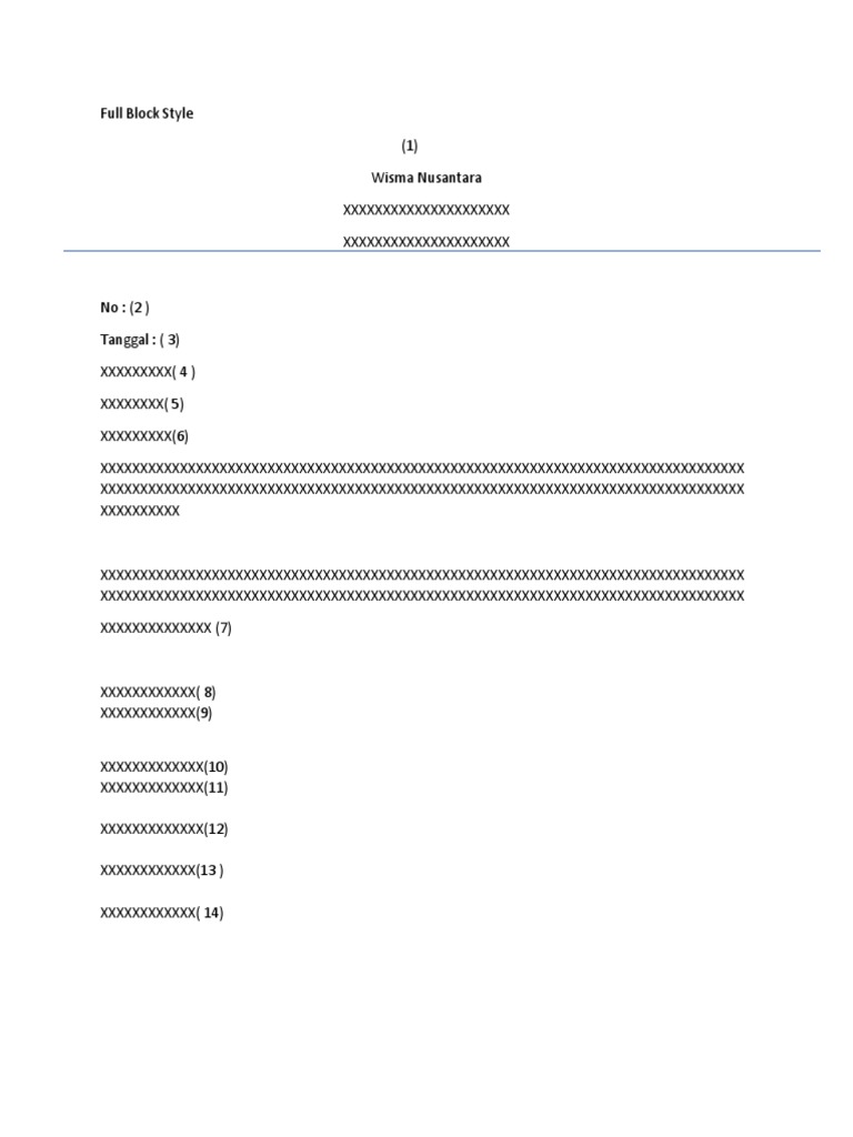 Full Block Style | PDF