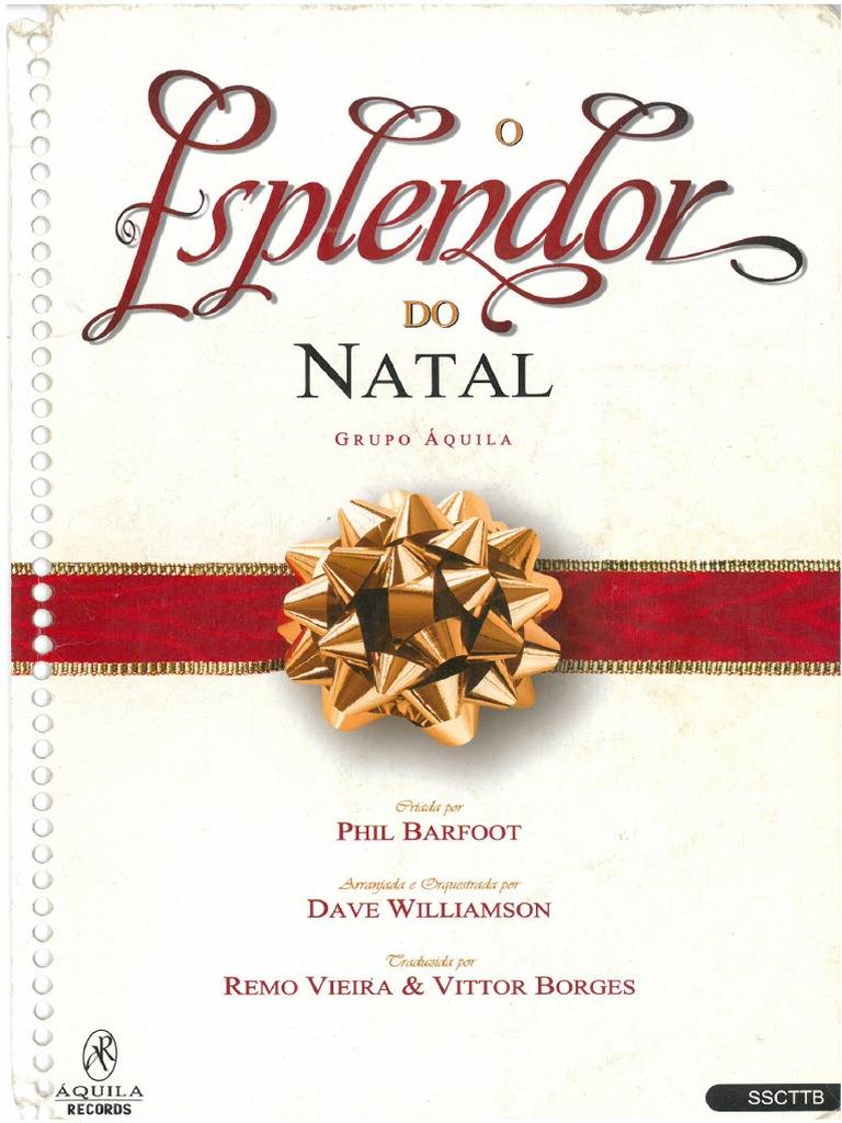 O Esplendor Do Natal - Partitura - Capa | PDF
