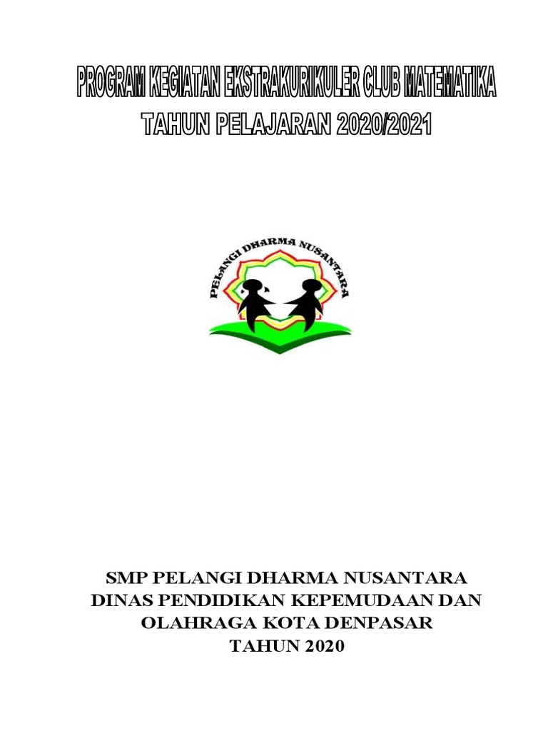 Program Ekstrakurikuler 2018 | PDF