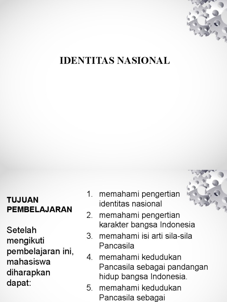 Pancasila sebagai Identitas Nasional Indonesia | PDF | Sains & Matematika