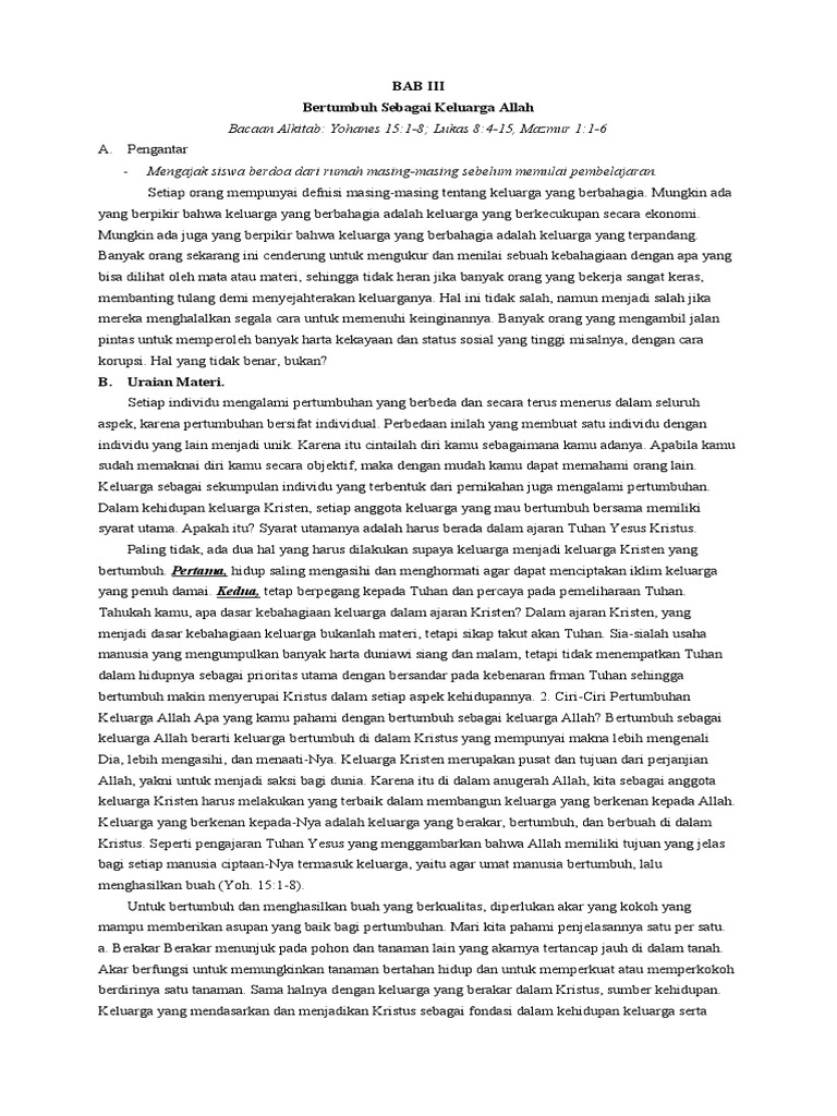 BERAKAR DALAM KRISTUS | PDF