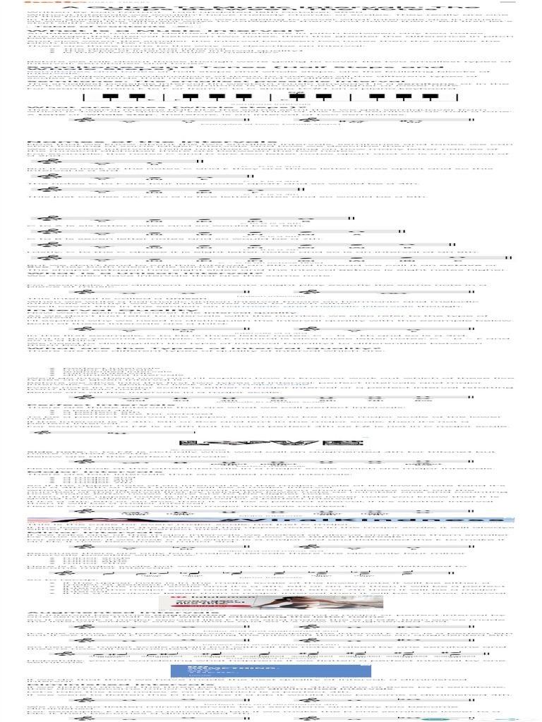 A Guide To Music Intervals: The Gaps Between The Notes | Download Free ...