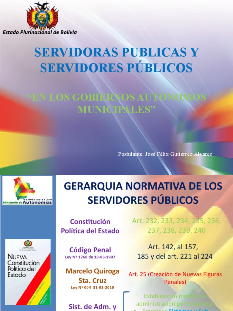 Servidores Publicos | PDF | Ciencias sociales | Derecho