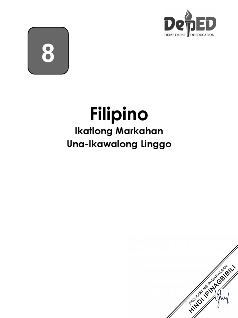 Filipino 8 Q3 Module 1 8 Malabon | PDF