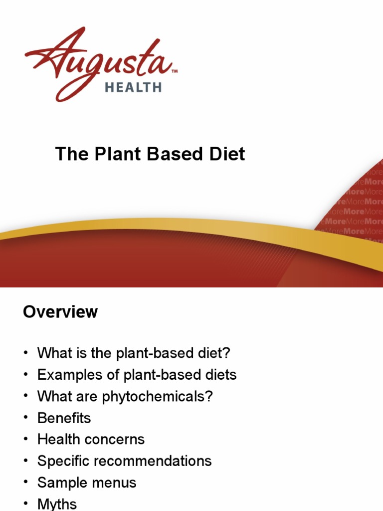 Plant Based Diet | PDF | Veganism | Diet (Nutrition)