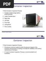 CTPAT Job Aid - 7-Point Container Inspection Checklist | PDF ...