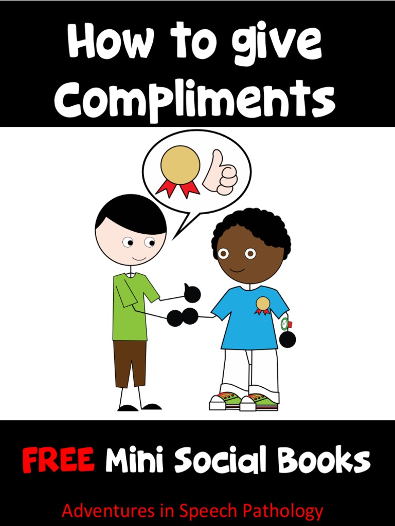 How To Give Compliments: Mini Social Books | PDF