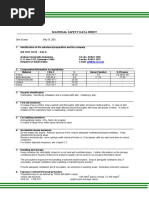 SDS Hand Gel Sanitizer | PDF | Toxicity | Dangerous Goods