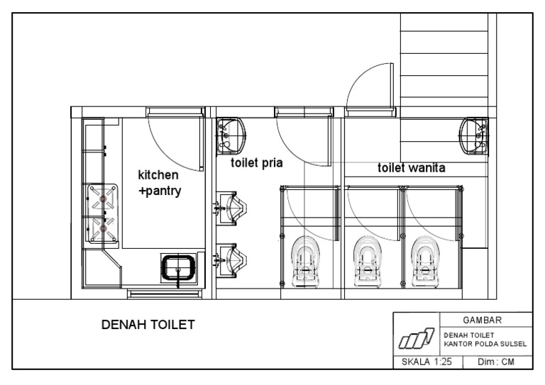 Denah Toilet2 | PDF