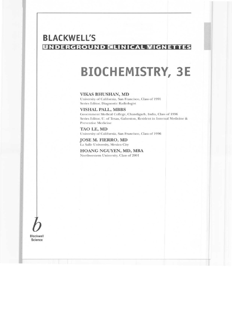 Blackwell Science - UCV - Biochemistry 3rd Ed (2002) | PDF