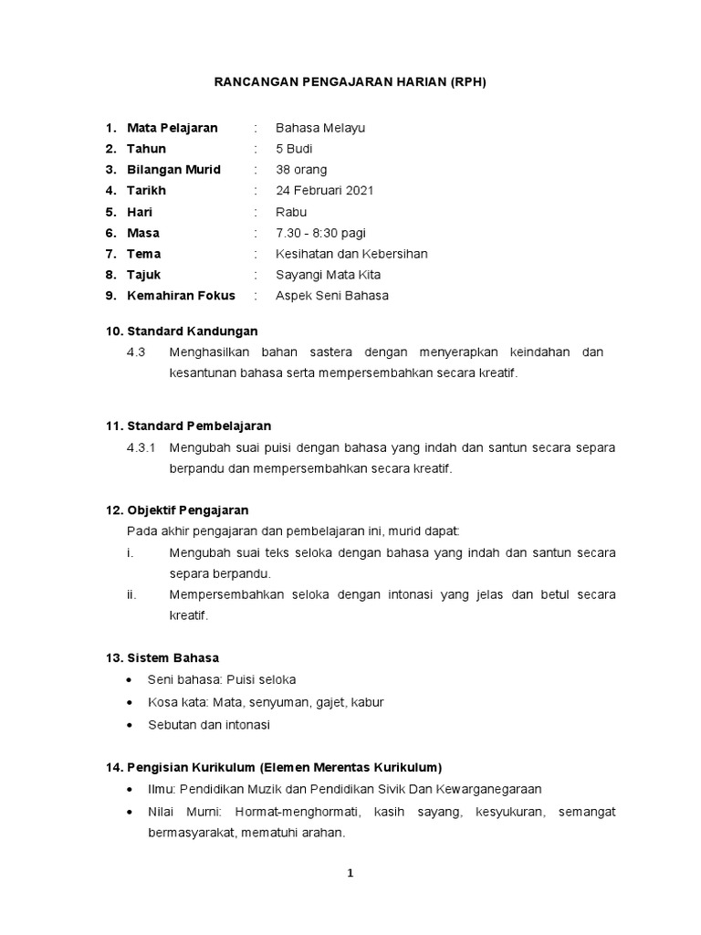 BM 24 Feb Rabu | PDF