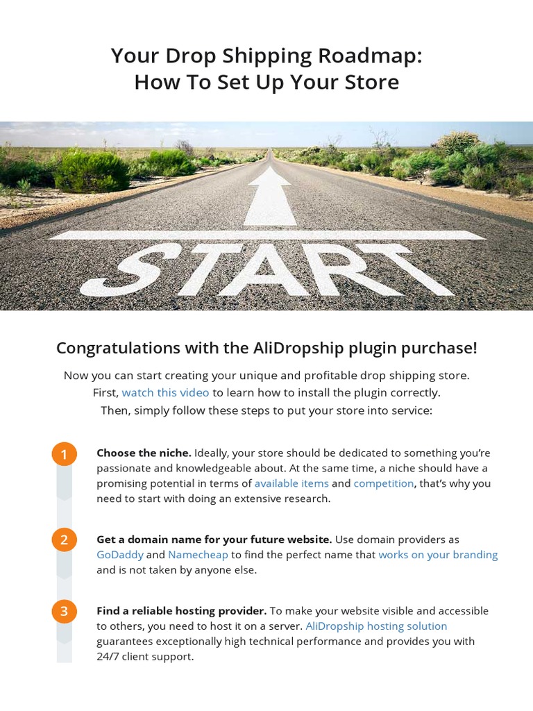 Your Drop Shipping Roadmap | PDF | Word Press | Search Engine Optimization