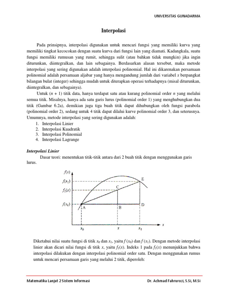 CAPTURE 4 - Interpolasi | PDF