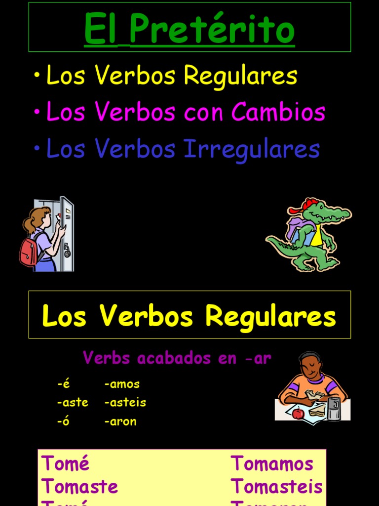 Verbos en Pretérito: Guía Completa | PDF | Ocio