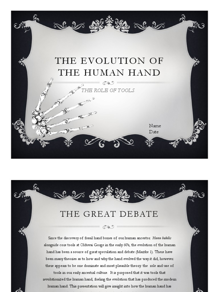 Evolution of the Human Hand and Tools | PDF | Thumb | Finger