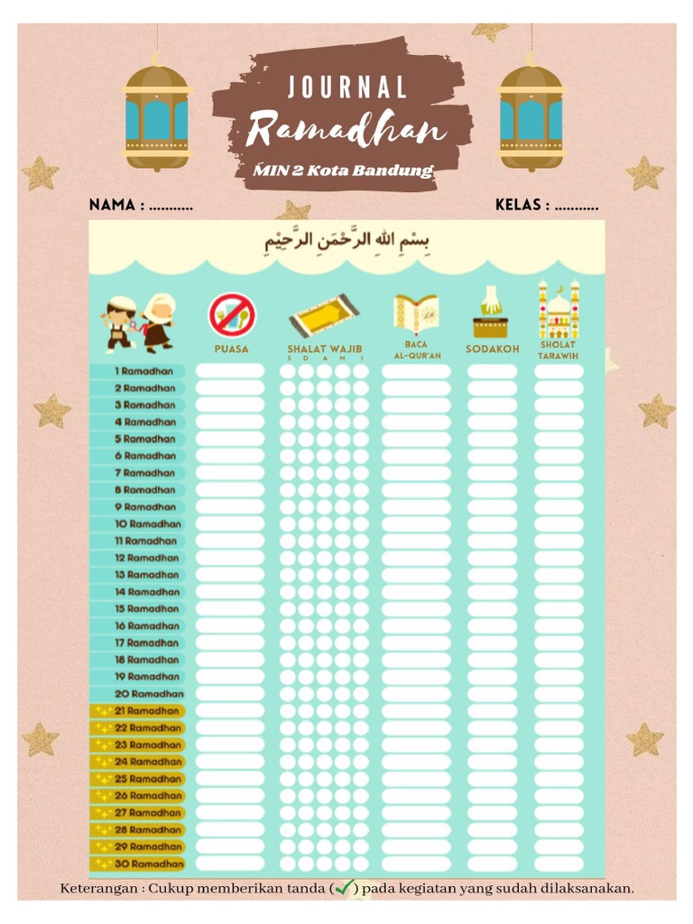 Jurnal Ramadhan | PDF