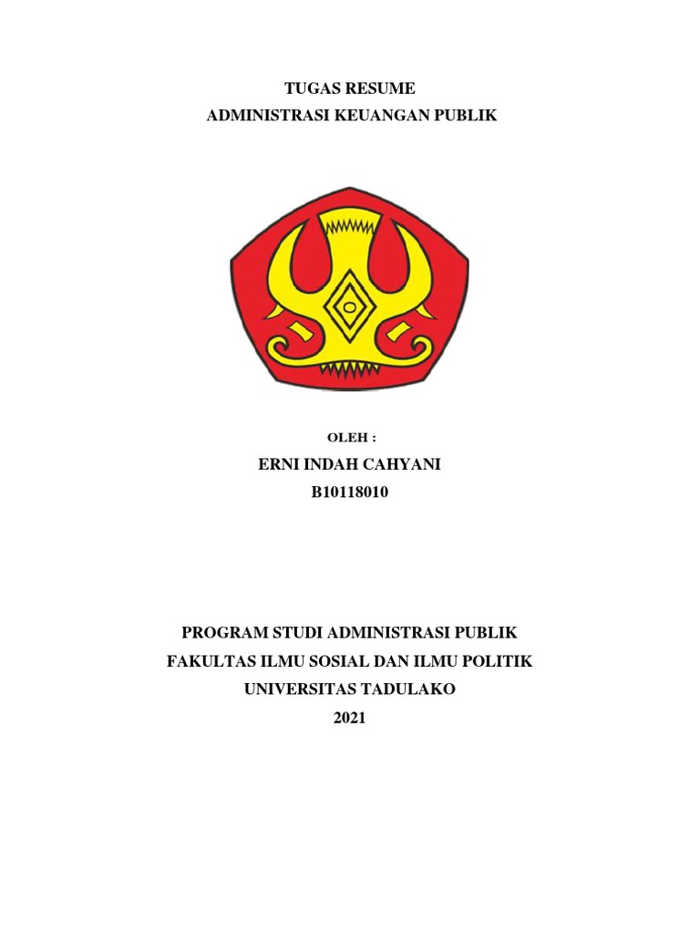 Tugas Resume Administrasi Keuangan | PDF | Pengelolaan Keuangan & Uang