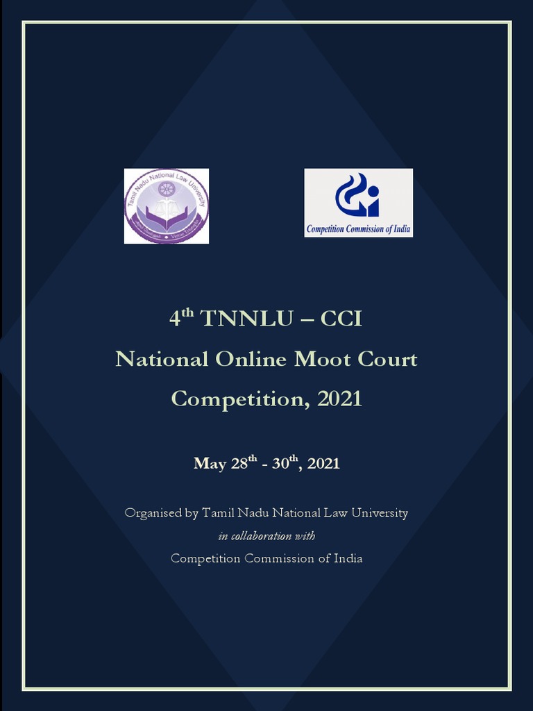 Final 4th TNNLU NMCC Brochure | PDF | Airlines | Competition Law