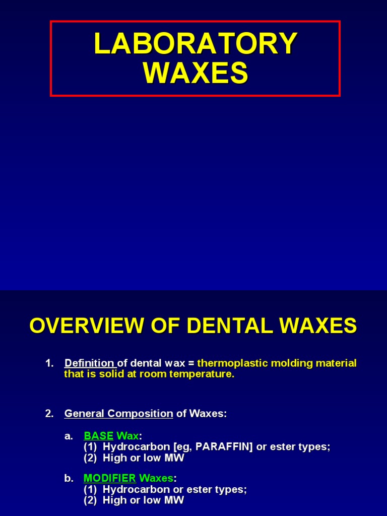 Laboratory Waxes | PDF | Wax | Chemical Compounds