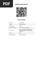 Access Card Request Form Template | PDF