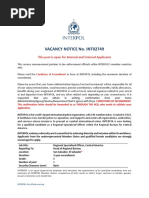 INTERPOL Careers & Opportunities | PDF | Salary | Recruitment