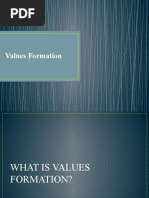 Values Formation and You | PDF | Value (Ethics) | Affect (Psychology)
