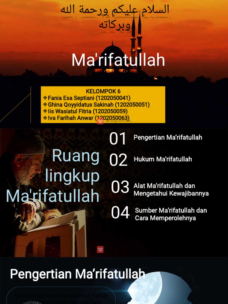Ma'rifatullah | PDF | Agama & Spiritualitas