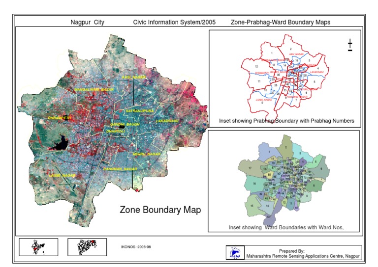 Nagpur WARD Map | PDF | Geographic Data And Information | Geography