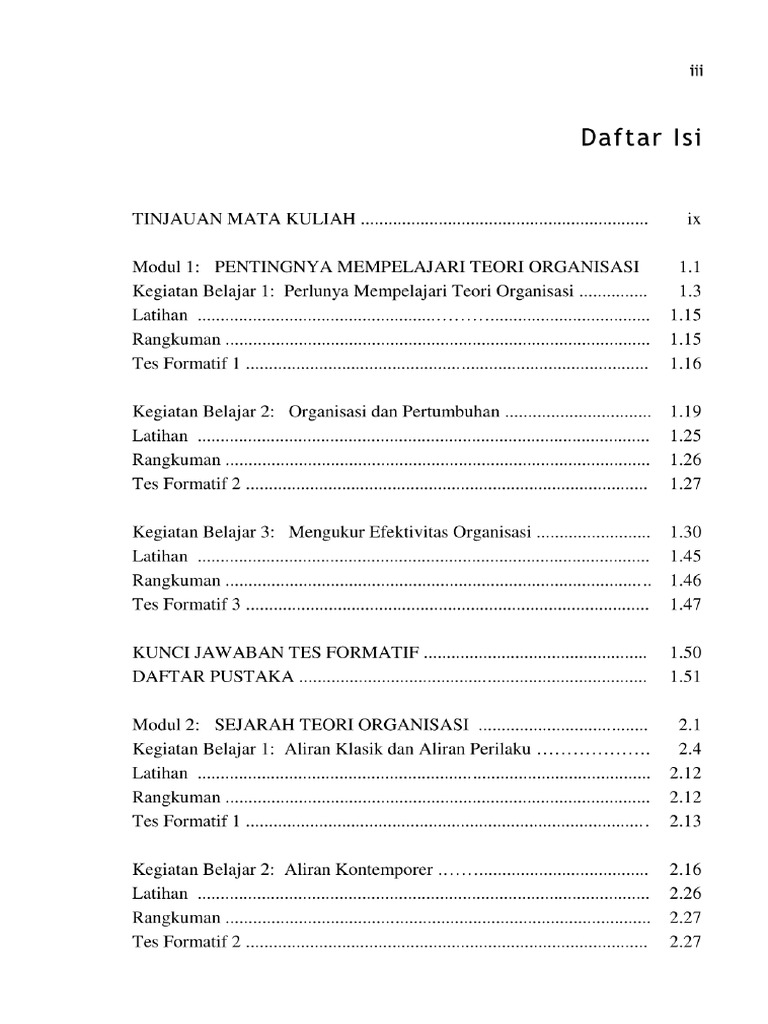 ADPU4341 Teori Organisasi | PDF