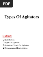 Types of Agitators | PDF | Propeller | Turbine