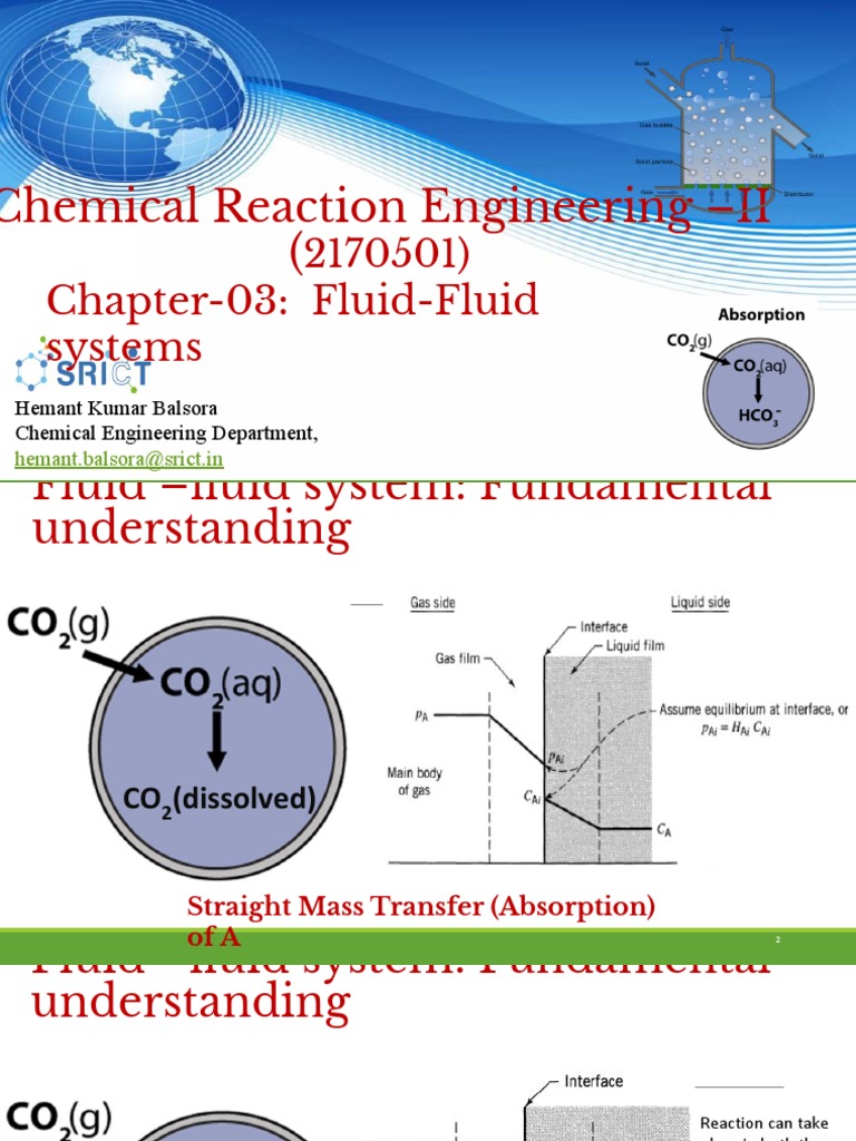 CRE-II - Chapter-03 Fluid-Fluid Systems - HKB | PDF | Chemical Kinetics ...