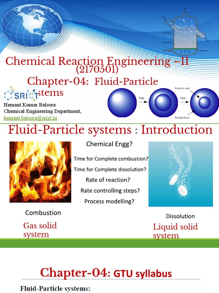 Fluid-Particle Reaction Kinetics | PDF | Chemical Reactions | Diffusion
