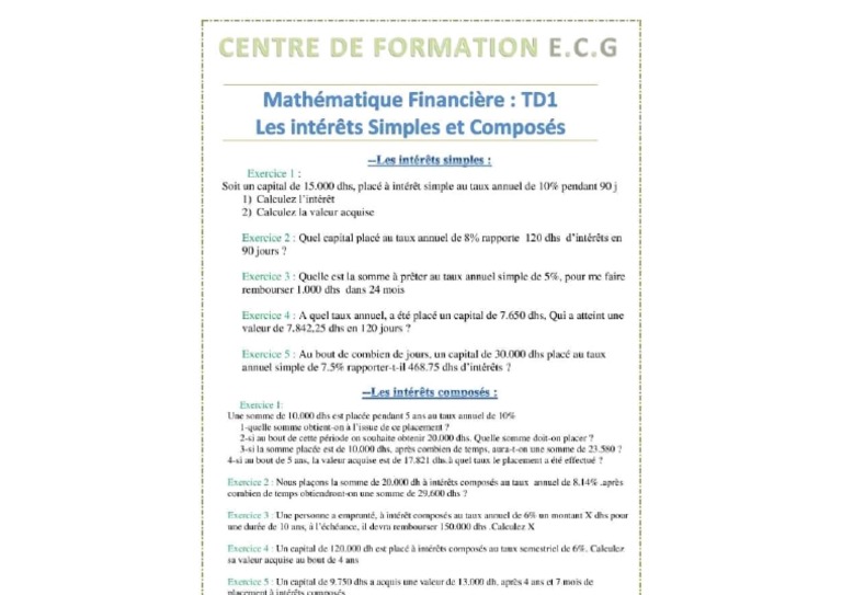 Math Fin | PDF
