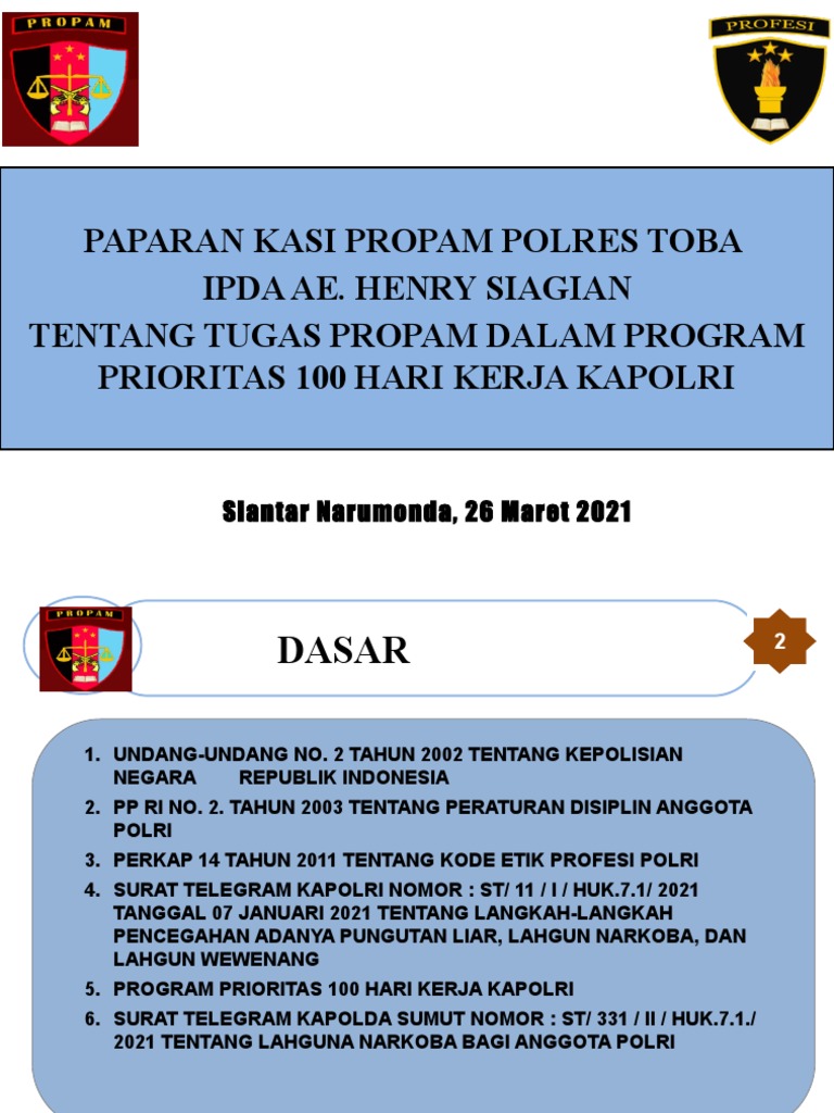 Paparan Kasi Propam | PDF