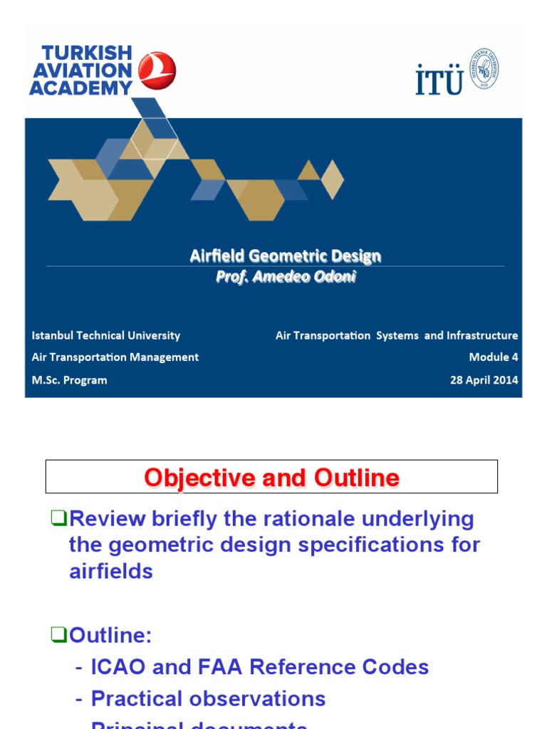 Module 04 - Airfield Geometric Design | PDF | Aerodrome | Runway