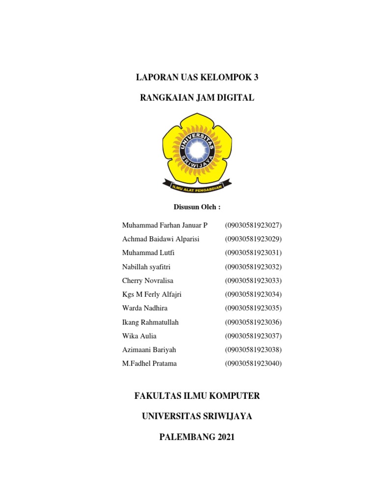 Laporan Uas Kelompok 3 | PDF