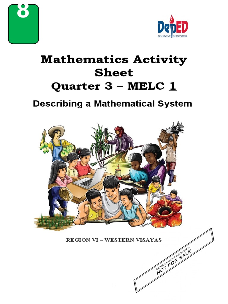 Mathematics Activity Sheet: Quarter 3 - MELC 1 | PDF | Axiom | Theorem