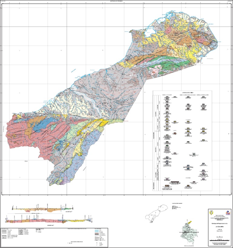 Mapa Geologico - La Guajira-Plano | PDF