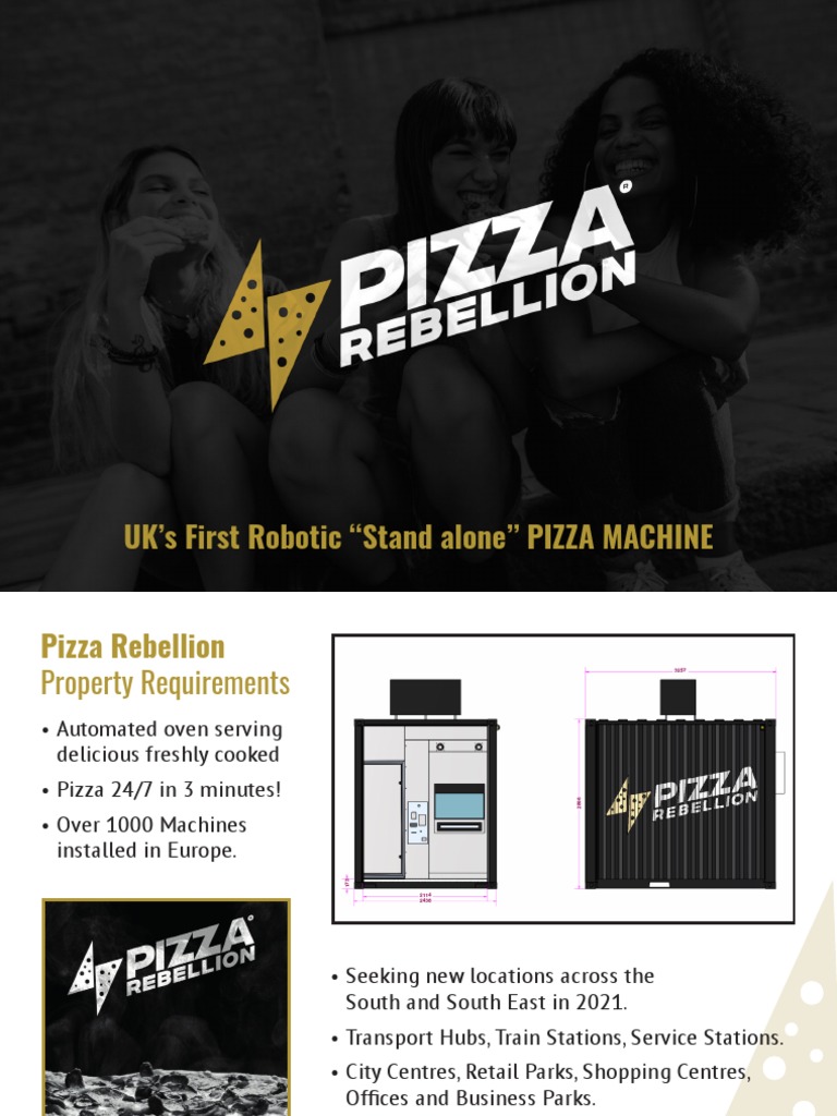 UK's First Robotic "Stand Alone" PIZZA MACHINE | PDF