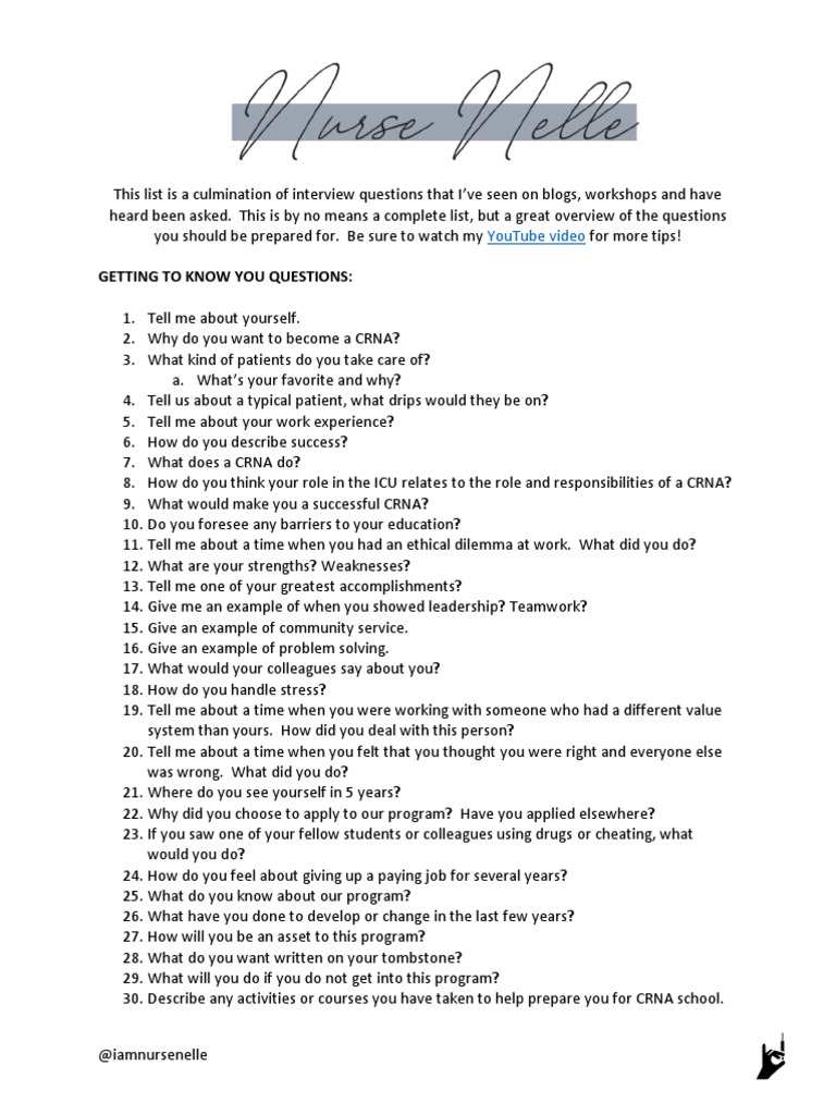 Getting To Know You Questions:: Youtube Video | PDF | Heart | Nursing