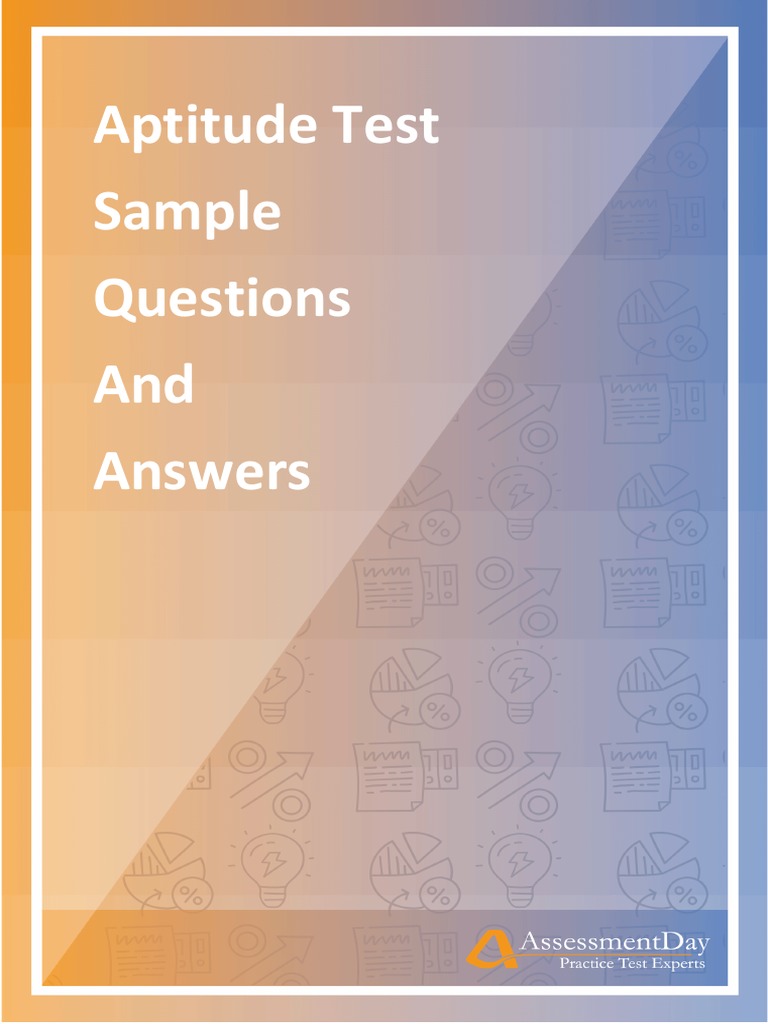 Aptitude Test Sample Questions and Answers | PDF