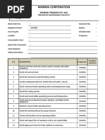 Cooling Tower Checklist | PDF | Bearing (Mechanical) | Belt (Mechanical)