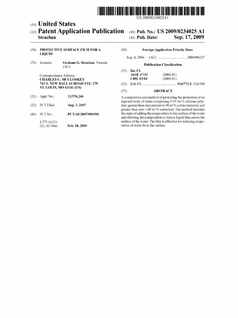 United States: (12) Patent Application Publication (10) Pub. No.: US ...