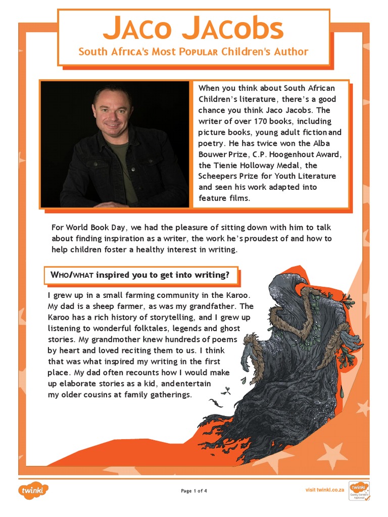 AC AC: South Afr 'S Most P Children's Author | PDF | Writers | Poetry