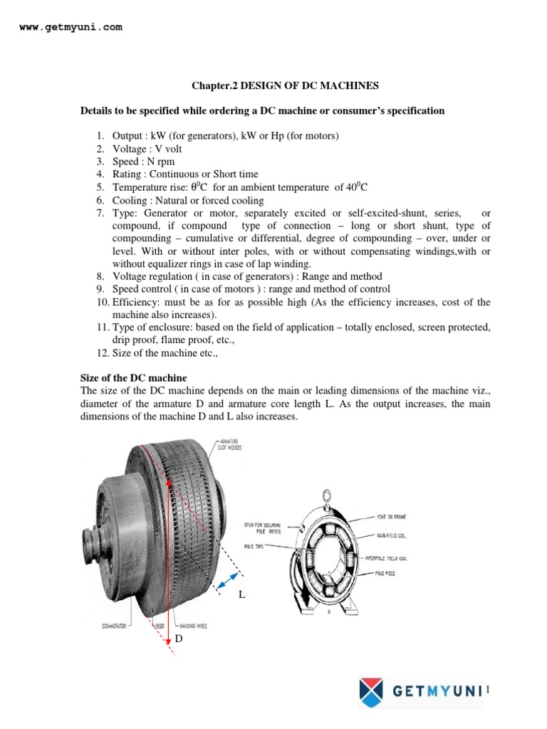 Electrical Engineering - Engineering - Electrical Machine Design ...