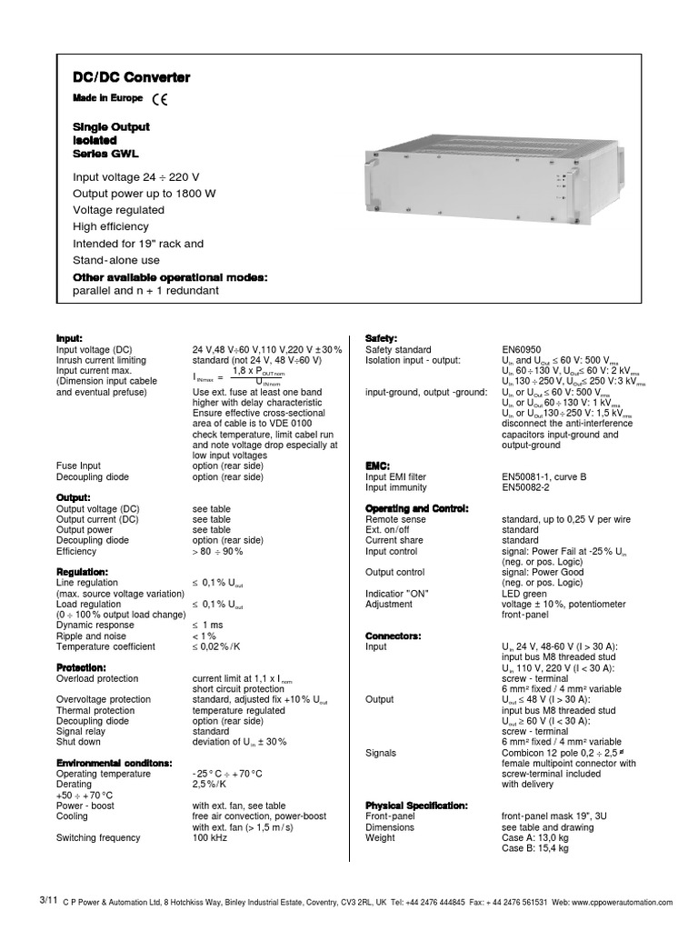 D D D D DC/ C/ C/ C/ C/ DC Converter DC Converter DC Converter DC ...