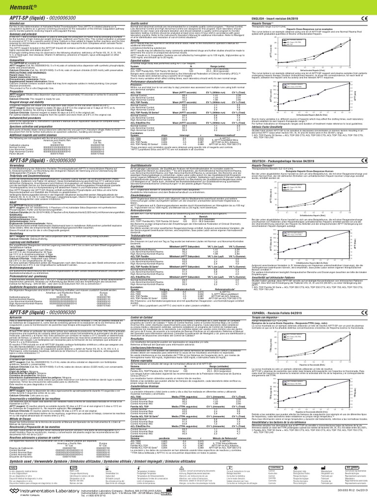 Insert Sheets en | PDF | Coagulation | Tissue (Biology)